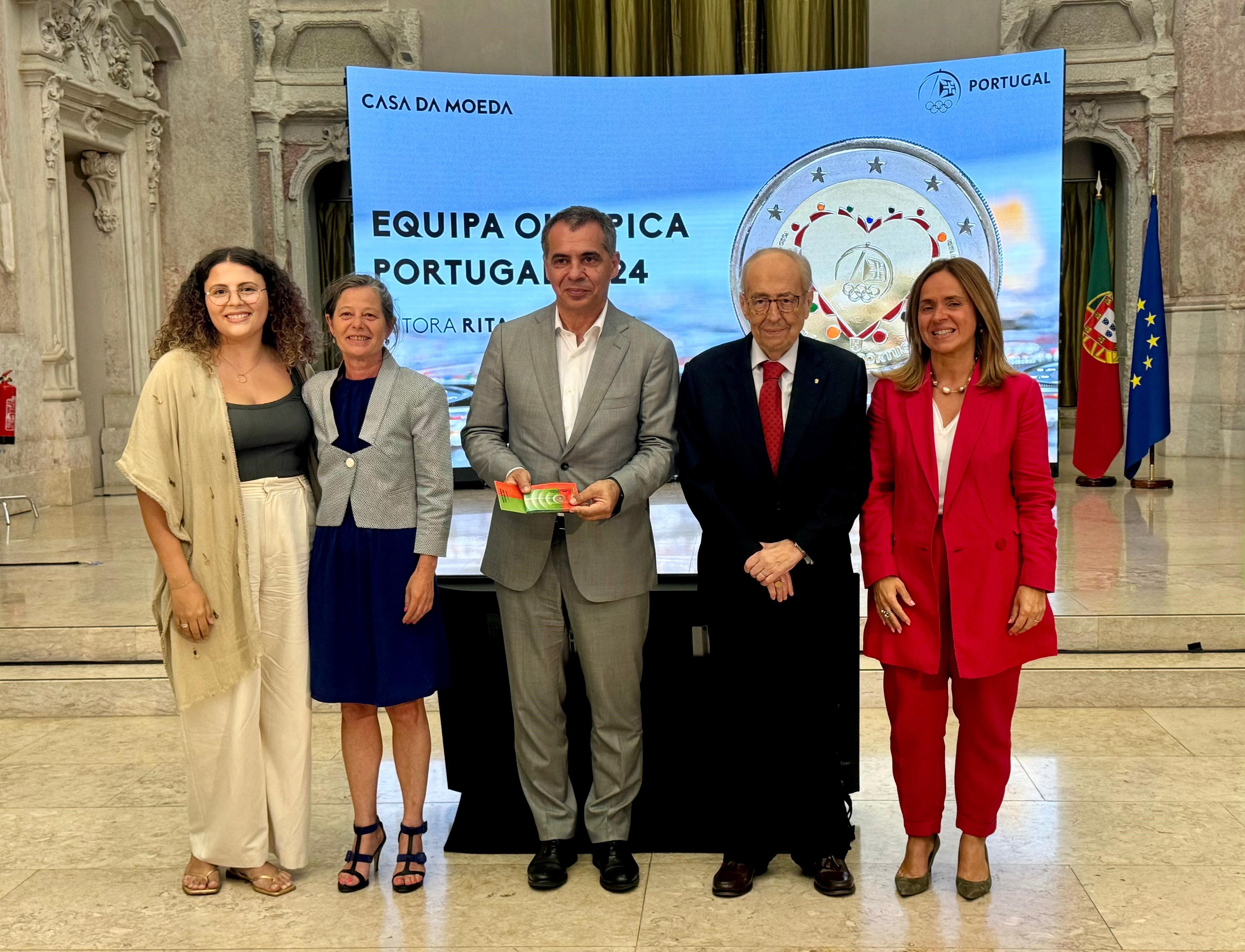 Moeda comemorativa da Equipa Olímpica Portugal 2024 já é um sucesso ...